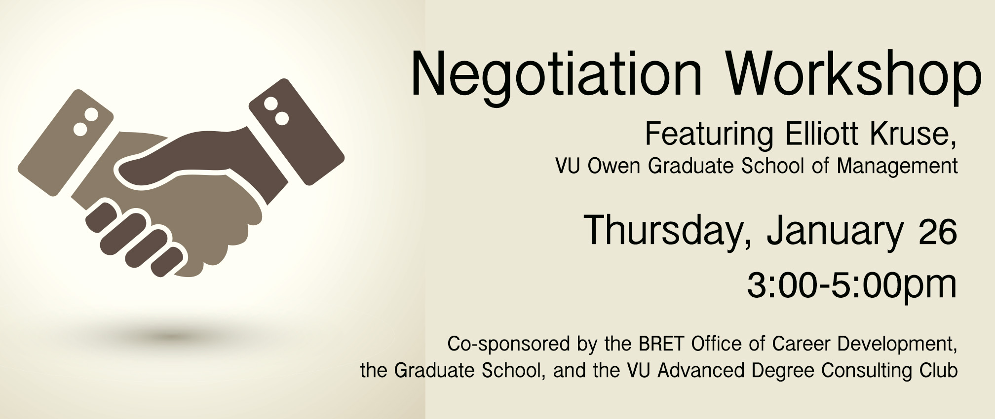 Negotiation Workshop | BRET Career Development ASPIRE Program | Vanderbilt University